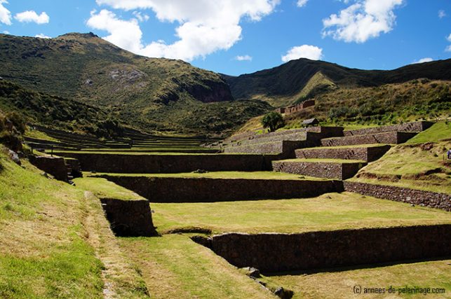 Tipon, Peru - the amazing water gardens of the Incas near Cusco