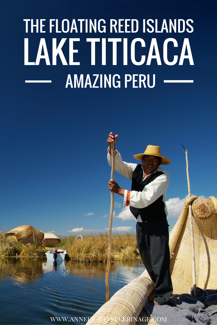 Floating reed islands of the Uros People