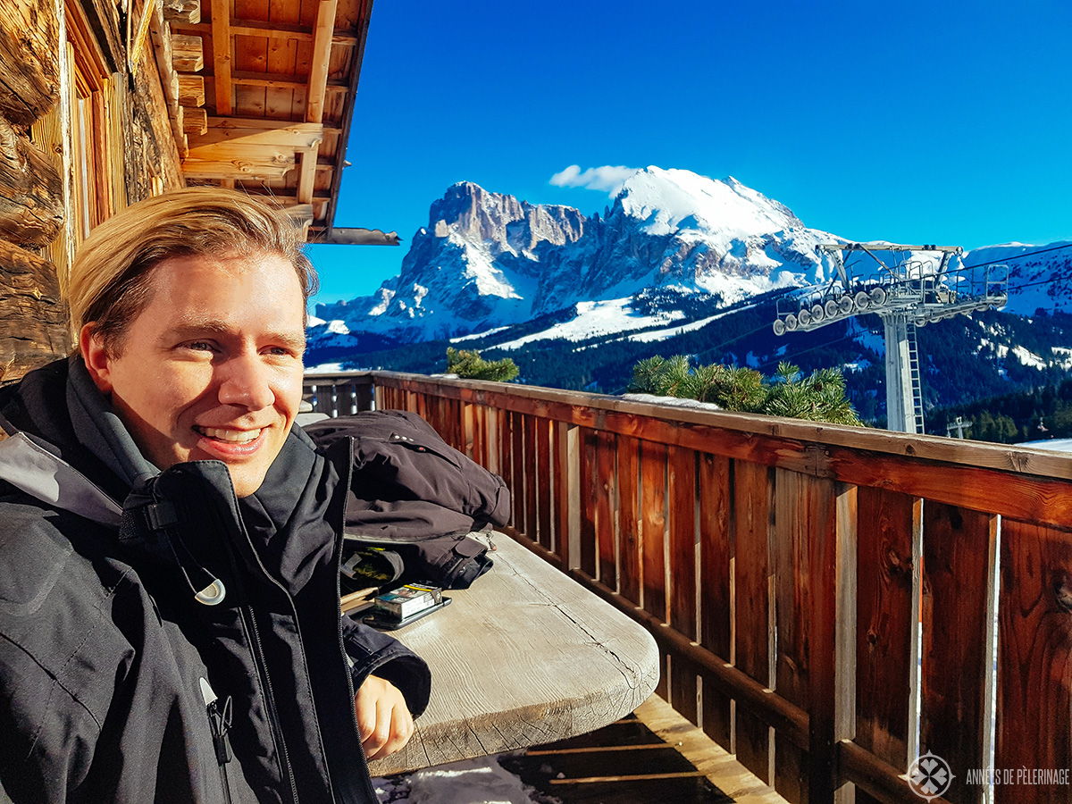 The Dolomites in Winter - Skiing in the Alpe di Siusi in Italy [a ...